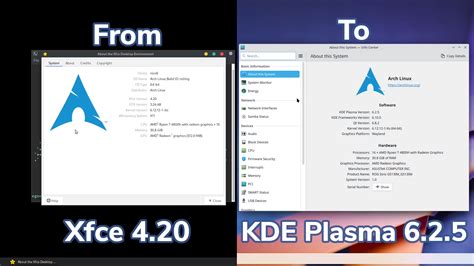 Im Switching From Xfce To Kde On Arch Linux Egees Hobbies
