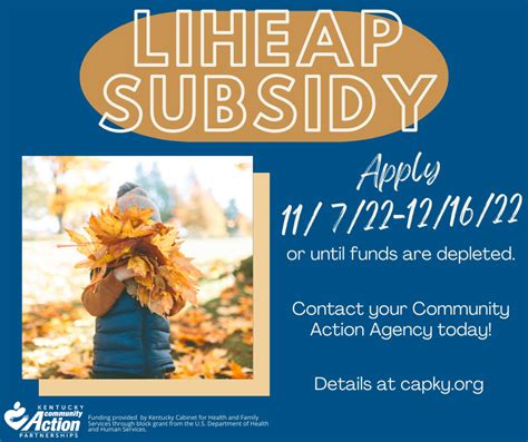 Liheap Fall Subsidy Now Available Ckcac