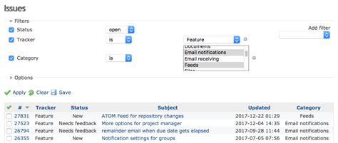 Redmineissuelist Redmine