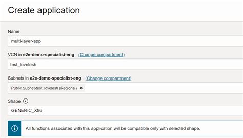 Oracle Cloud Infrastructure Functions에서 다중 계층 백엔드 애플리케이션 호스팅
