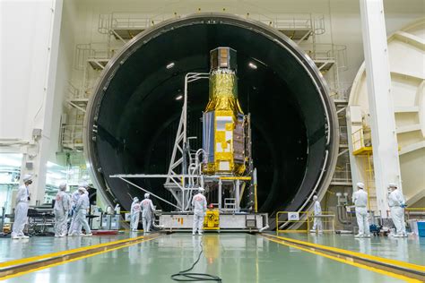 Esa Xrism Spacecraft In Thermal Vacuum Test Room