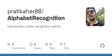 GitHub Pratikaher88 AlphabetRecognition Handwritten Letter Recognition Python