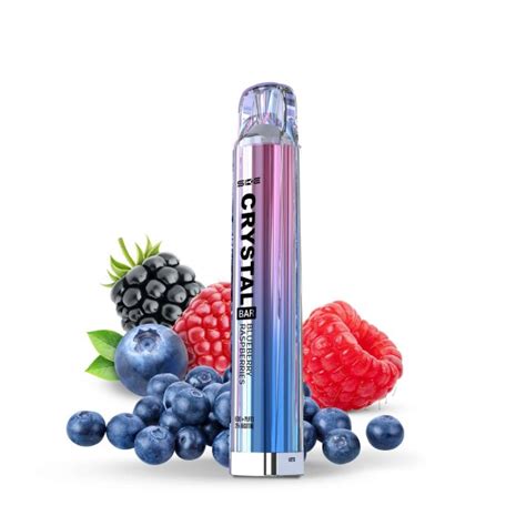Crystal Bar E Zigarette E Shisha Mit Nikotin Blue Raspberries 7 90