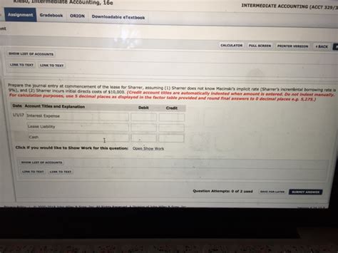 Solved Intermediate Accounting Acct 329 3 Assignment