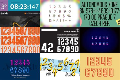 9 Best Number Fonts For Displaying Digits