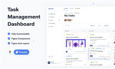Task Management Dashboard Figma