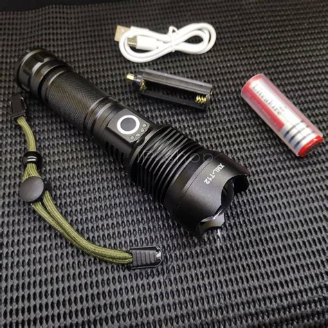 ไฟฉายแรงสูง T12 รุ่น Jx 9911 และ T12 Jx 9916 ไฟฉุกเฉิน ไฟฉายกู้ภัย แถมฟรี ถ่านชาร์จ 1 ก้อน