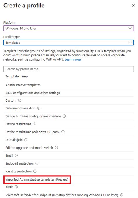 Import Admx Templates Into Microsoft Intune Traverse Cloud