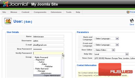Login To Joomla As The Administrator Web24