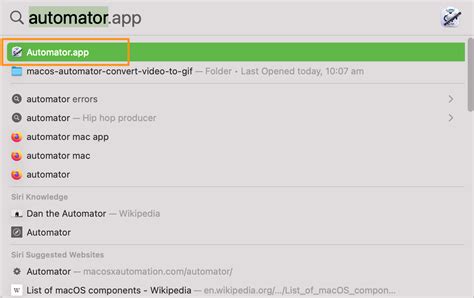 Convert A Video File To A  Using A Macos Automator Task