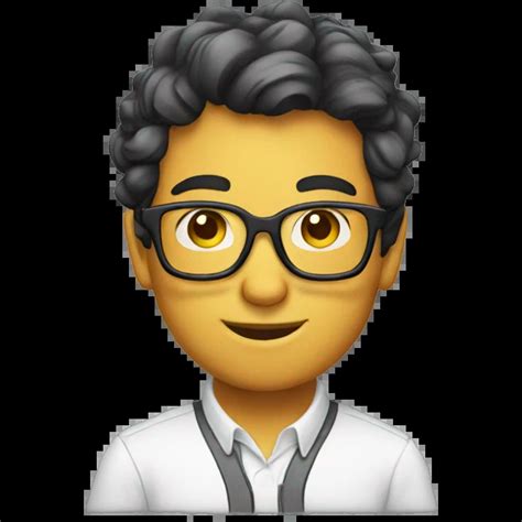 Cute Nerd Emoji Ai Emoji Generator