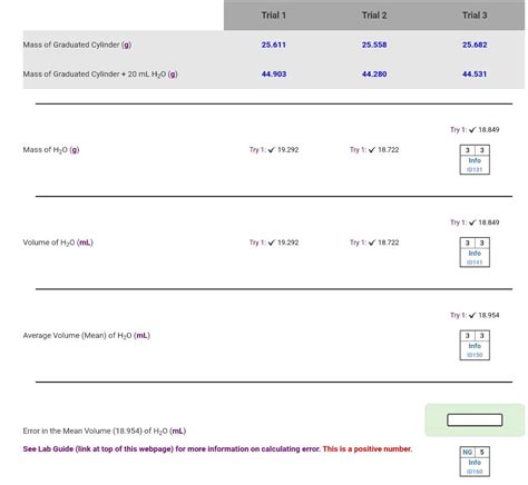 Solved Begin Tabular Ccc Hline Trial 1 And Trial 2 And