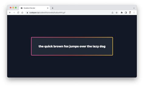 How To Create Gradient Border With Tailwind Css