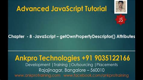 Advanced Javascript Chapter 8 Javascript Getownpropertydescriptor