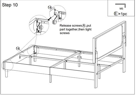 Yaheetech Yh1003t Full Size Upholstered Bed Frame Instruction Manual