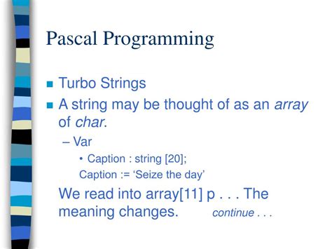 Ppt Pascal Programming Powerpoint Presentation Free Download Id342690