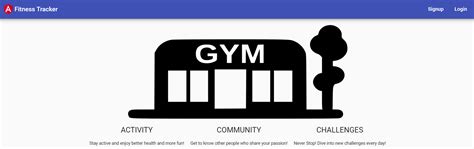 GitHub GaetanBloch Angular Fitness Fitness Tracker Application Using