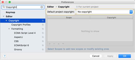 Settings Preferences Dialog Help Intellij Idea