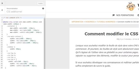 Comment Modifier Le Css Dans Wordpress