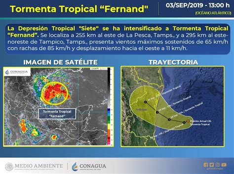 Tormenta Tropical Fernando Afectará A Tamaulipas Veracruz Y Nuevo León