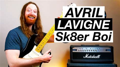 Sk8er Boi By Avril Lavigne Guitar Lesson And Tutorial Youtube