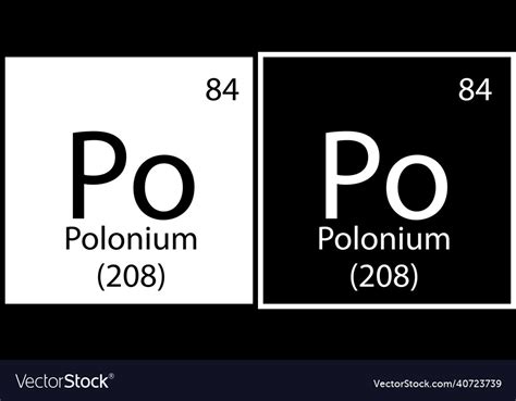 Polonium Element Color