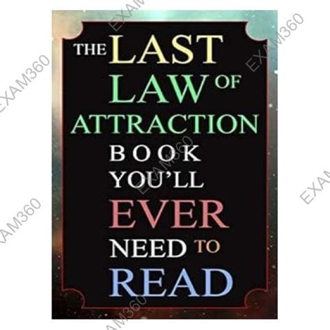 The Last Law Of Attraction Book Youll Ever Need To Read By Andrew Kap