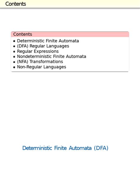Finite Automata Pdf Automata Theory Computational Science