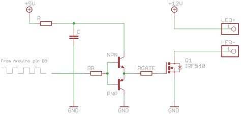 Starlight Dimming A 12v Led Strip With A Mosfet And Pwm
