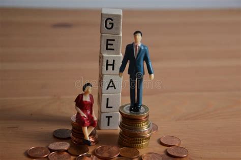Conceptual Image Of Gender Inequality Stock Image Image Of Treatment Coin
