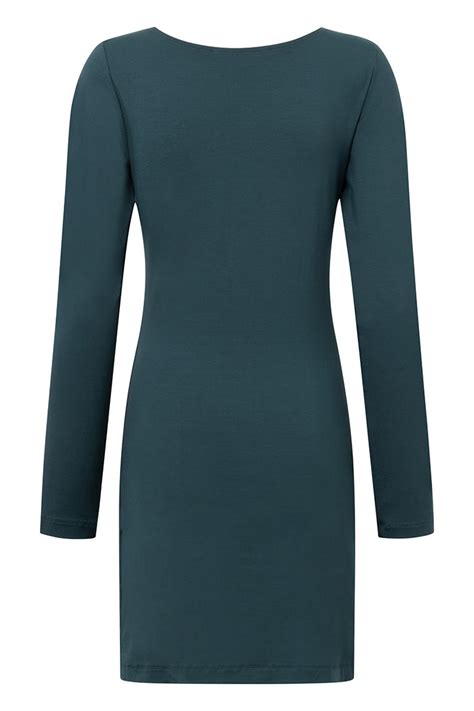 Kate Basic Shirt Long Peacock Elsewhere Fashion