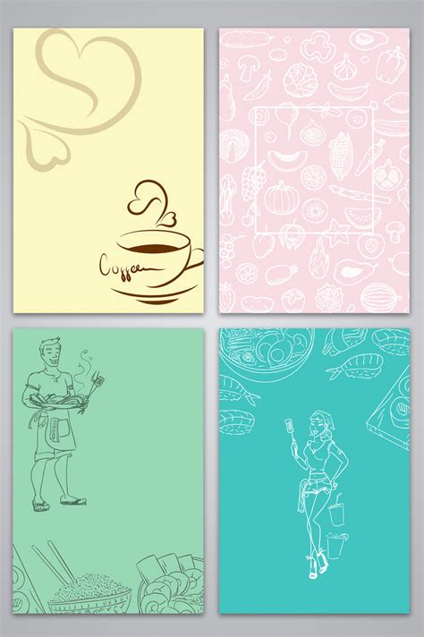 Background Brosur Makanan Polos Koleksi Gambar