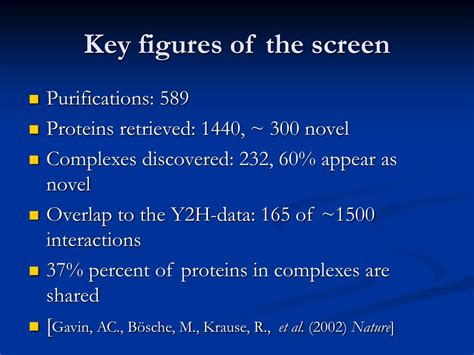 Ppt Bioinformatic Analysis Of Protein Complexes Powerpoint