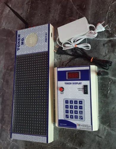 Wireless Token Display Wireless Token Display System With English Hindi Language
