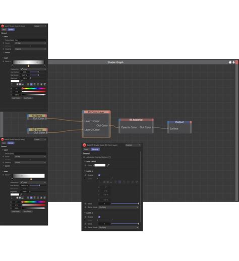 adding movable coordinates to redshift ramp nodes cinema 4d core 4d
