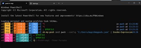 All Text And Symbols Path In Powershell Is Unreadable · Jandedobbeleer Oh My Posh · Discussion