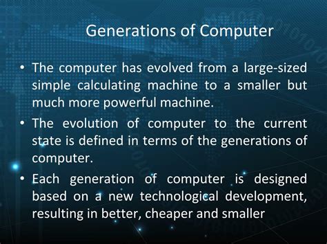 Ppt Generations Of Computer Powerpoint Presentation Free Download