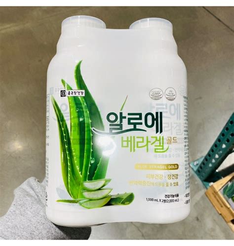 코스트코 종근당 알로에 베라겔 골드 1000ml X 2병 티몬