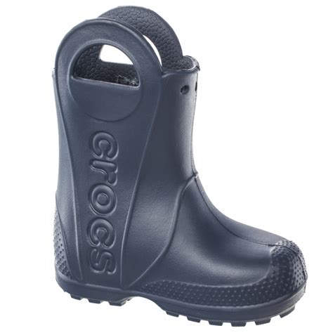 Резиновые сапоги Crocs 12803 410 для мальчиков цвет темно синий рус размер 30 31 — купить в