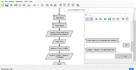 Flowchart To Convert Feet To Meters Testingdocs Flowchart To Convert Feet To Meters Testingdocs