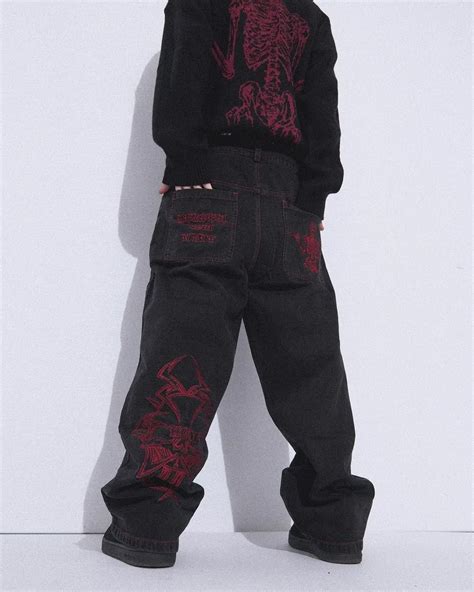 새로운 2023 넓은 다리 높은 허리 바지 Streetwear 청바지 Y2k 인쇄 바지 남자와 여자 2023 새로운 느슨한 패션