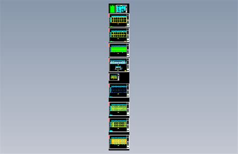 M2381 两层门式刚架结构五金区商铺结构设计施工图 Autocad 2007 模型图纸下载 懒石网
