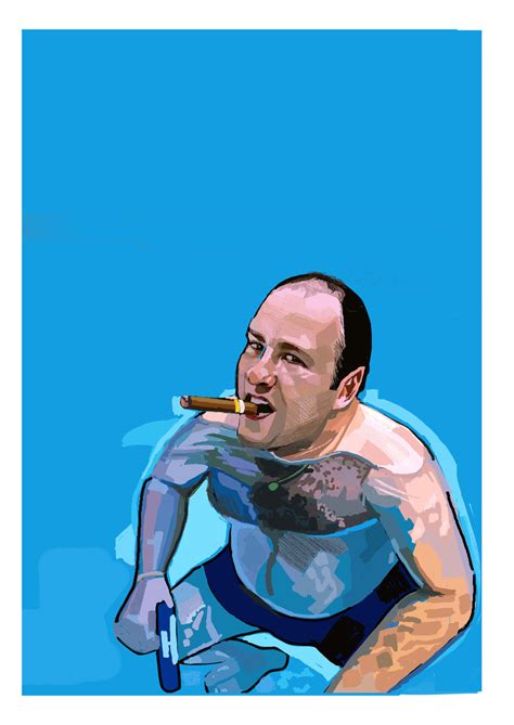 Tony Soprano Pool Print A Guy Called Minty