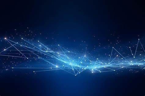 Premium Photo Abstract Background Connected Dot And Line For Cyber Technology Futuristic