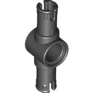 Technic Pin Connector Hub With 2 Pins With Friction Ridges Lengthwise 87082 BelloBrick