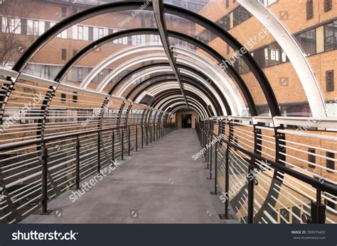Modern Circular Geometric Patterns Inside Corridor Stock Photo Shutterstock