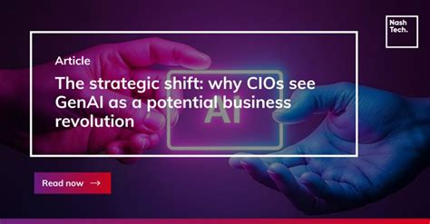 George Lynch On Linkedin Generative Ai Has Put The Spotlight Back On Cios And Ctos Its Time To