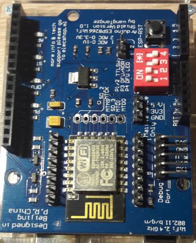 Arduino Uno Esp8266 Esp 12e Uart Wifi Shield Attila Varga Artofit