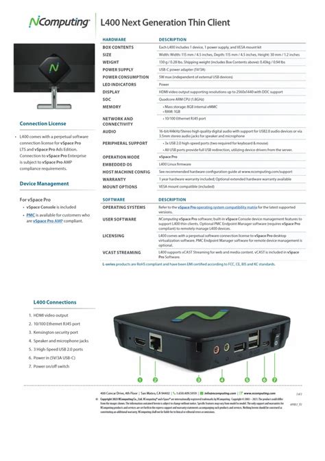 Ncomputing L400 Thin Client At Rs 8100 Thin Client In Jaipur Id 2853426871791