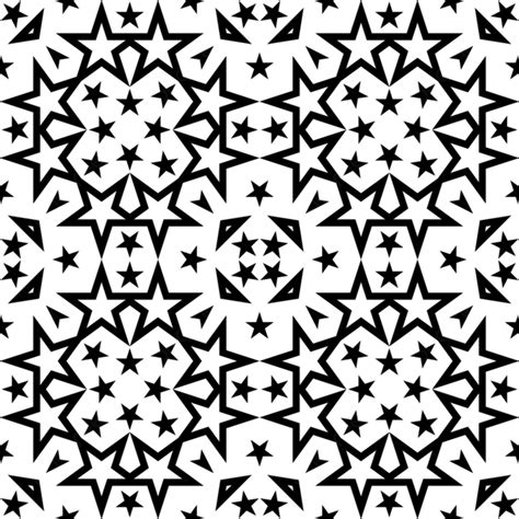 Star Seamless Pattern Vector Illustration Background Wallpaper Star